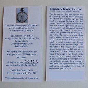 Collectible Watch CO | Accessories | Baseball Pocket Watch 3 Hands ...